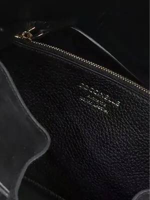 COCCINELLE Panelled Leather Bucket Bag