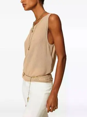 TWINSET Knit Top With Fringes