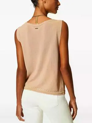 TWINSET Knit Top With Fringes