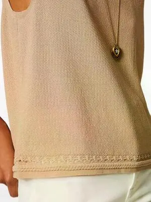 TWINSET Knit Top With Fringes