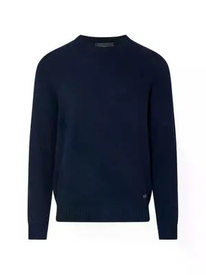 Liu Jo Knit In Wool And Cashmere Sweater - Blue