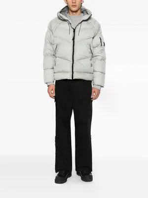 C.P. COMPANY Lens-detail Hooded Puffer Jacket