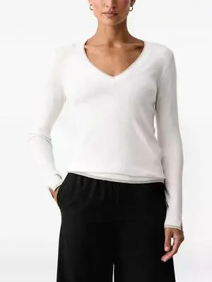 Liu Jo Knit Sweater With V-neck