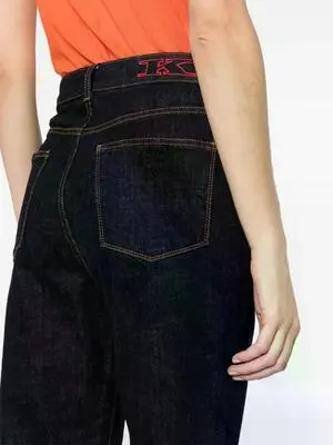 Kiton High-rise Cotton Jeans