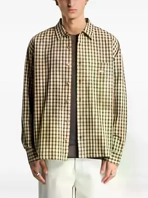 Obey Bigwig Axel Check Shirt - Brown