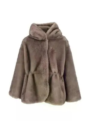 DROWS Hooded Faux-fur Jacket