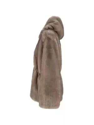 DROWS Hooded Faux-fur Jacket