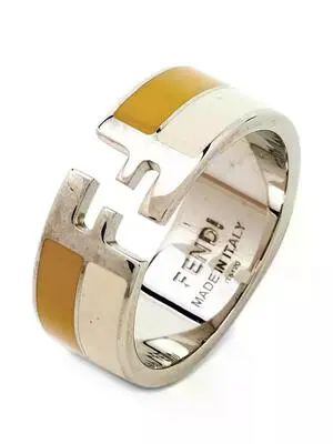 Fendi Ff Enamel Ring