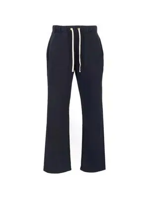 LES TIEN Drawstring Straight-leg Track Pants - Blue
