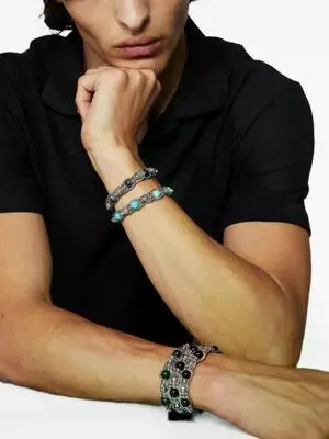 Emanuele Bicocchi Skull-bead Bracelet