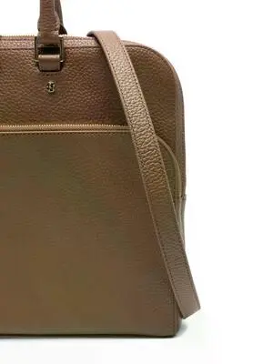 AIGNER Ivy Grained-leather Laptop Bag