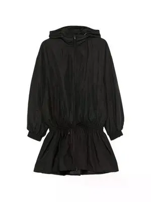 JUUN.J Hooded Drawstring Jacket - Black