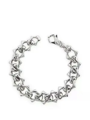 Emanuele Bicocchi Sharp Polished Chain Bracelet - Silver