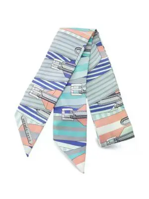 Hermès 2000s Les Sangles Twilly Scarf