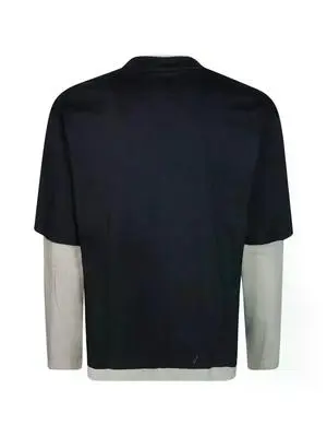 WOC Venezia Layered-effect Long-sleeve T-shirt