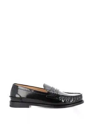 Premiata Polished Leather Loafers - Black