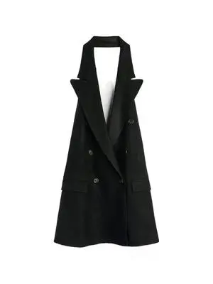 Our Legacy Blaze Apron Ritual Mesh Wool - Black