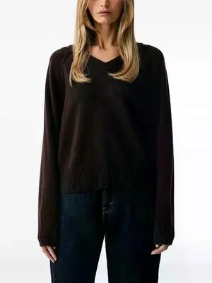 Marc O'polo V-neck Raglan-sleeve Sweater - Brown