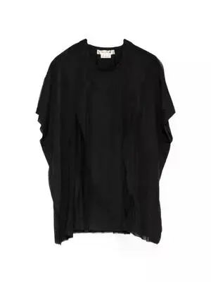 Comme Des Garçons Asymmetrical Layered-panel Top