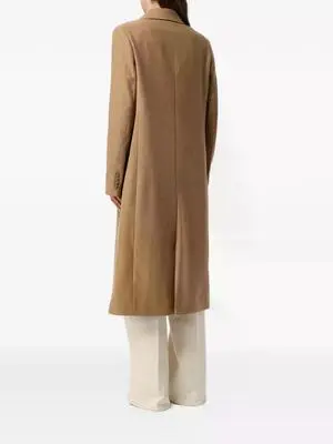 MAR DE MARGARITAS Double-breasted Peak-lapel Coat