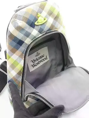 VIVIENNE WESTWOOD Check-canvas Sling Bag