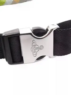VIVIENNE WESTWOOD Check-canvas Sling Bag