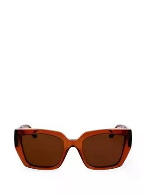 Karl Lagerfeld Geometric-frame Sunglasses - Brown