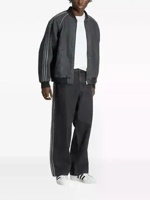 Adidas Sst Denim Jeans Mid-rise Straight Leg