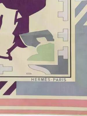 Hermès 2010s Puzzle Scarf - Neutrals
