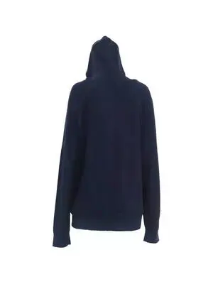 Michael Kors Ribbed-knit Hoodie - Blue