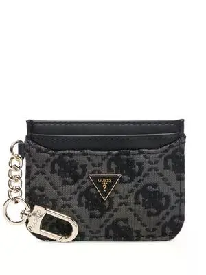 Guess Triangle Logo Wallet - Black