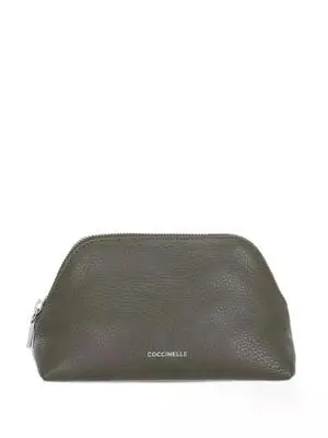 COCCINELLE Pebbled Leather Clutch - Grey
