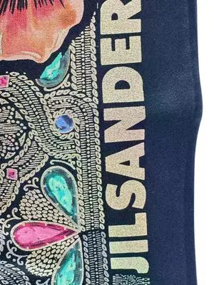 JIL SANDER Floral-print Scarf