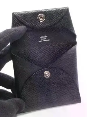 Hermès 2024 Bastia Coin Purse - Black
