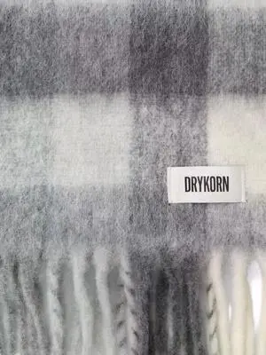 DRYKORN Hollin Check Fringed Scarf
