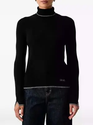 Liu Jo Turtleneck Sweater With Profili Lurex