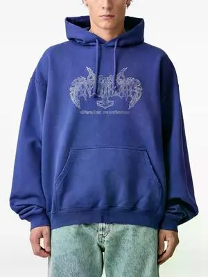 Vetements Anithate Graphic-print Distressed Hoodie
