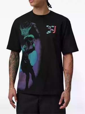 JORDAN Brooklyn Graphic-print T-shirt - Black