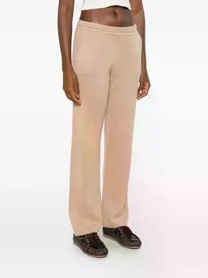Sporty & Rich Ivana Logo-embroidered Track Pants