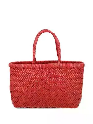 Dragon Diffusion Woven Leather Shoulder Bag