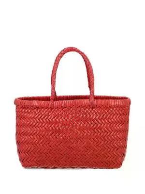 Dragon Diffusion Woven Leather Shoulder Bag