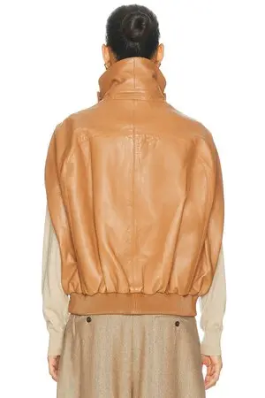 Retrofete Braxx Leather Cape Jacket
