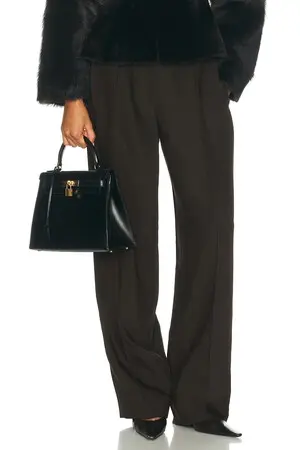Magda Butrym Tailored Pant In Chocolate