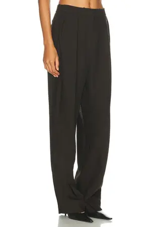 Magda Butrym Tailored Pant In Chocolate