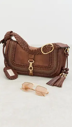 Shopbop Gucci Calf Leather Shoulder Bag