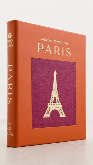GRAPHIC IMAGE Trope Paris Book - Orange