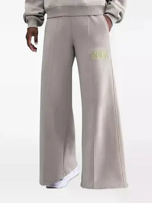 Nike Phoenix Fleece Wide-leg Track Pants - Grey