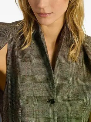 Kiton Check Single-breasted Waistcoat