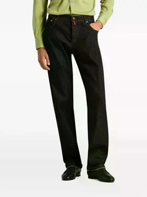 Kiton Button-up Straight-leg Jeans