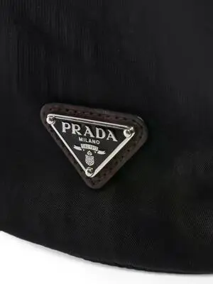 Prada 2010s Triangle Logo Clutch Bag